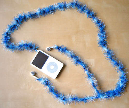 Fluffy Crochet Earphone Sleeve | Fun Family Crafts