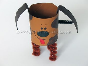 Cardboard Tube Dog | Fun Family Crafts