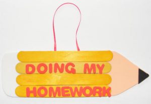 Pencil Door Hanger | Fun Family Crafts