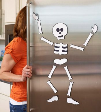 Skeleton Refrigerator Magnets | Fun Family Crafts