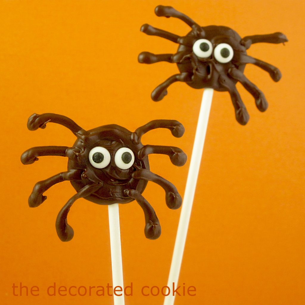 Chocolate Spider Pops | Fun Family Crafts
