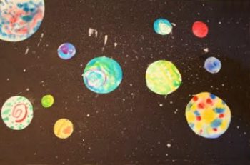 Outer Space Picture | Fun Family Crafts