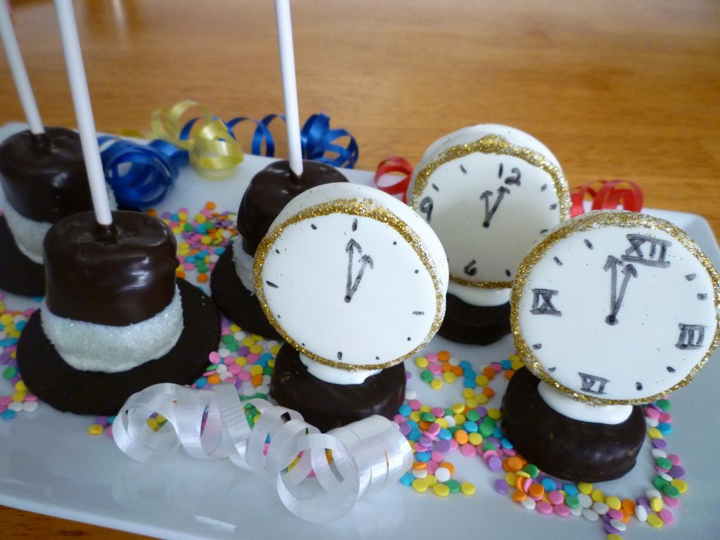 Edible New Year's Clocks and Hats | Fun Family Crafts