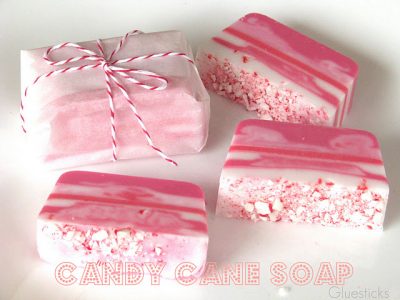 Candy Cane Soap Bars | Fun Family Crafts