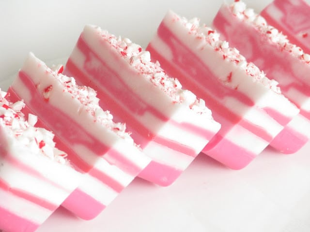 Candy Cane Soap Bars | Fun Family Crafts
