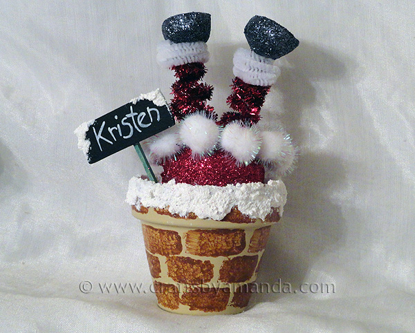 Santa Chimney Place Setting | Fun Family Crafts