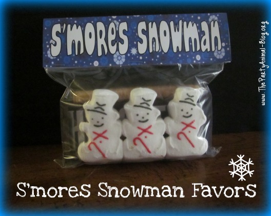S'mores Snowman Favors | Fun Family Crafts