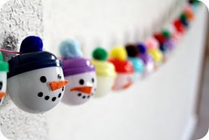 Snowman Christmas Countdown Garland | Fun Family Crafts