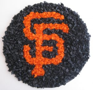 Tissue Paper Sports Logo | Fun Family Crafts