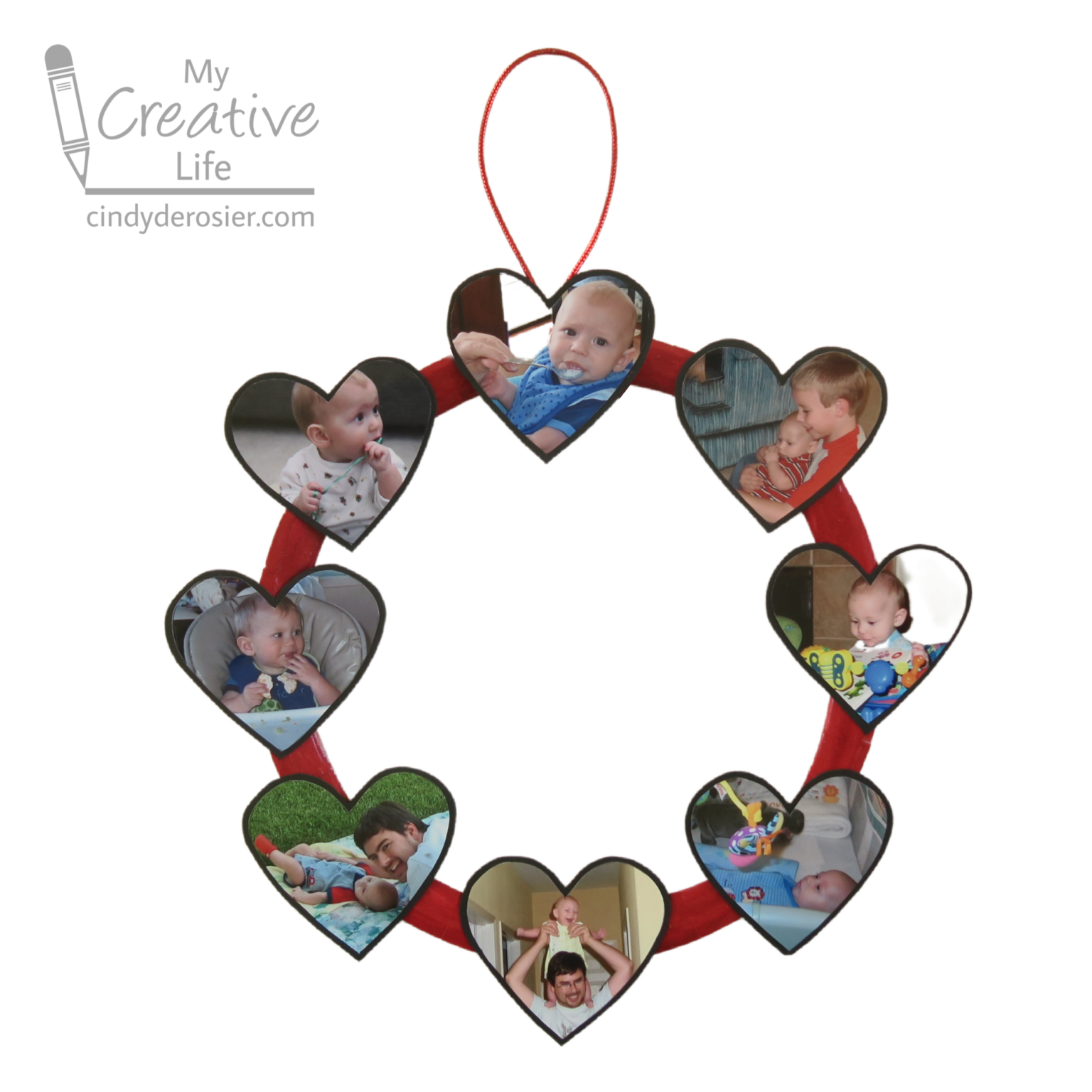 Family Photo Paper Plate Wreath | Fun Family Crafts