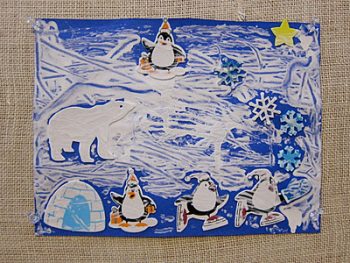 Marbled Snow Storm | Fun Family Crafts