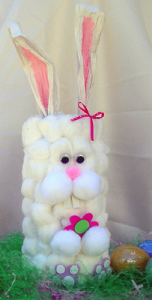 Cotton Ball Container Bunny | Fun Family Crafts