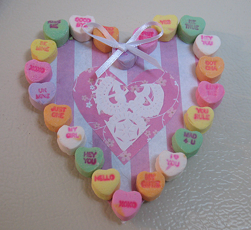 Conversation Heart Magnet | Fun Family Crafts