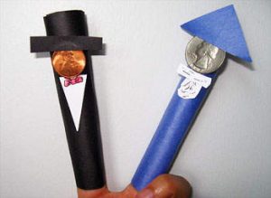 President's Day Paper Finger Puppets | Fun Family Crafts