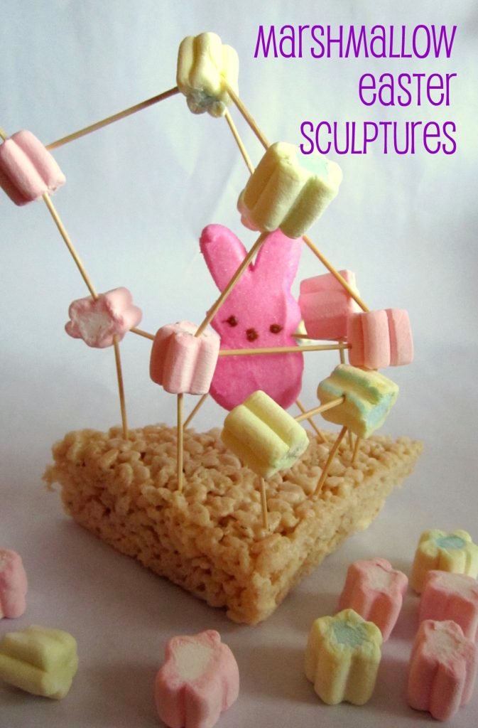 Marshmallow Easter Sculptures | Fun Family Crafts