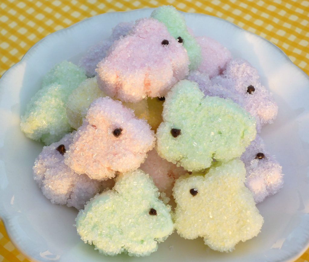 Sugared Marshmallow Bunnies | Fun Family Crafts