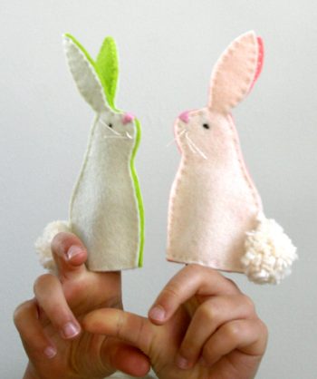 Bunny Finger Puppets | Fun Family Crafts
