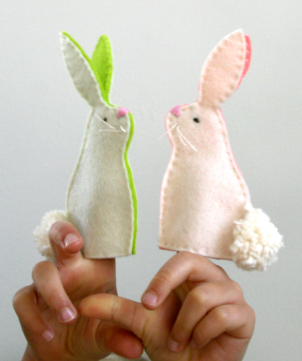 Bunny Finger Puppets | Fun Family Crafts