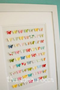 Butterfly Wall Collage | Fun Family Crafts