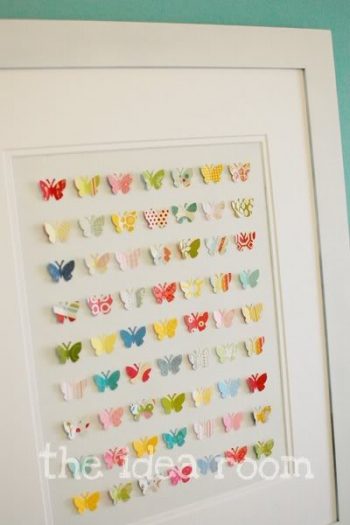 Butterfly Wall Collage | Fun Family Crafts