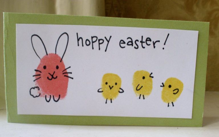 Hoppy Easter Fingerprint Bunnies & Chicks | Fun Family Crafts