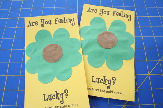 Lucky St. Patrick’s Day Scratch-Off Cards | Fun Family Crafts