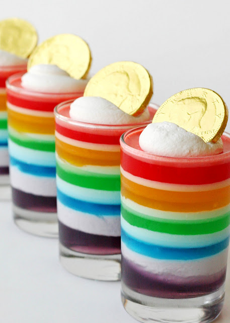 Lucky Rainbow Jell-O | Fun Family Crafts