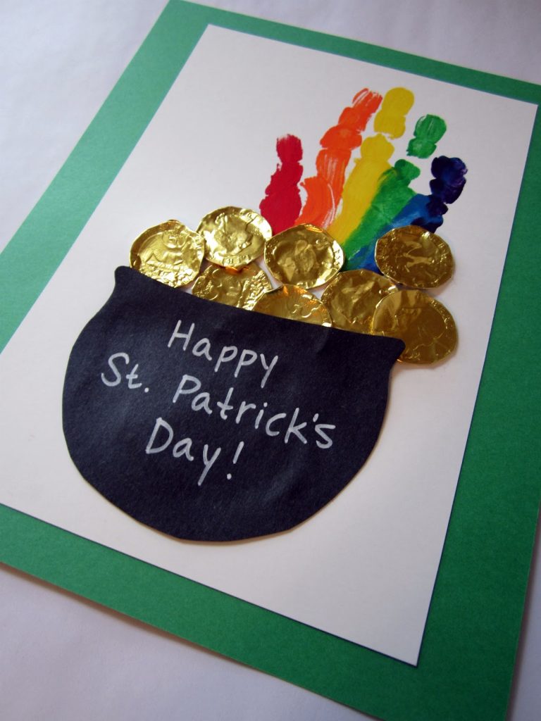 St. Patrick’s Day Handprint Rainbow | Fun Family Crafts