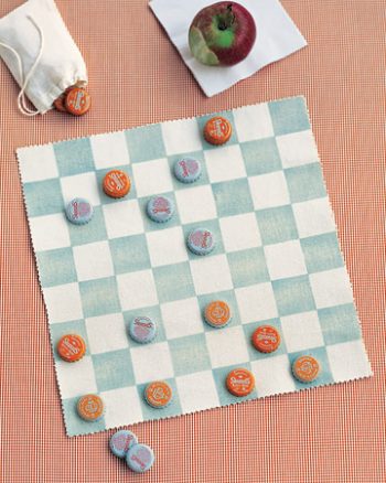 Canvas Checkerboard | Fun Family Crafts