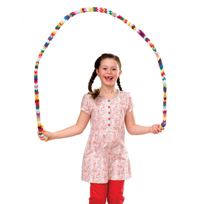 Finger Weave Jump Rope | Fun Family Crafts