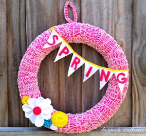 Spring Wreath | Fun Family Crafts