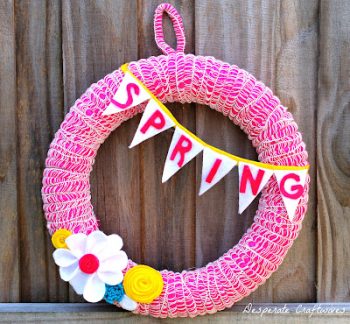Spring Wreath | Fun Family Crafts