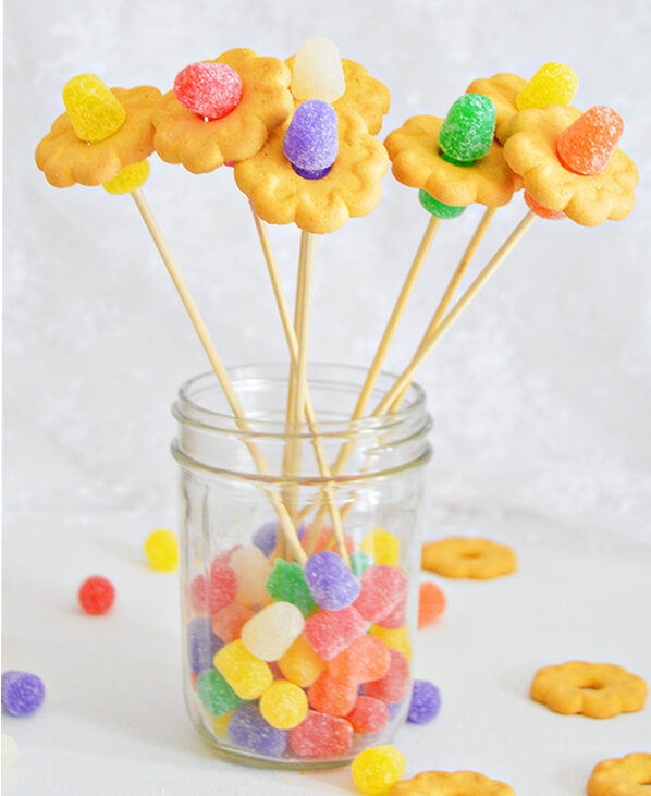 Gumdrop Cookie Flower Bouquets | Fun Family Crafts