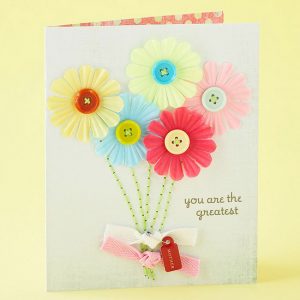 Bright Flower Card | Fun Family Crafts