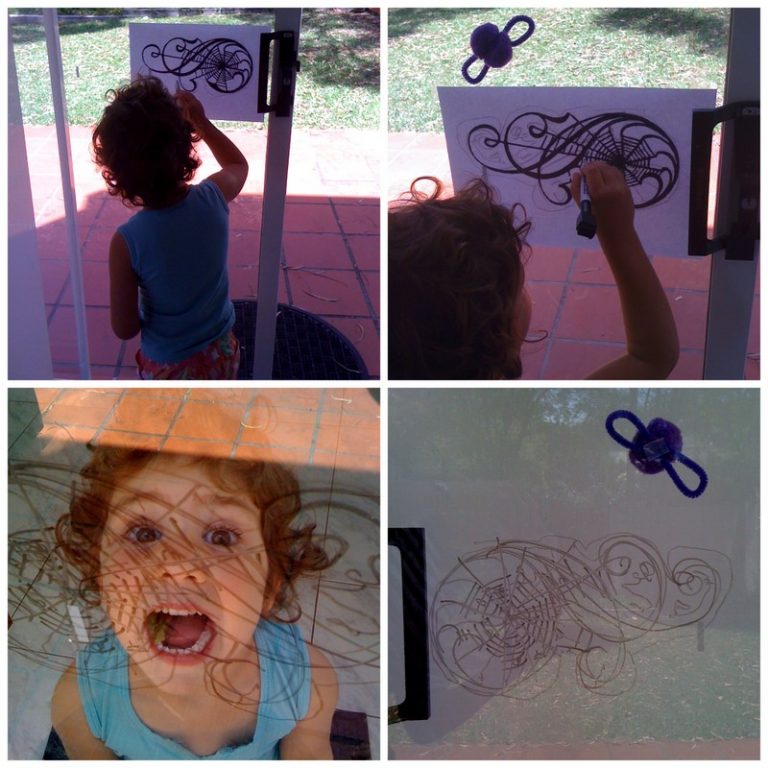 Spiderweb Window Art | Fun Family Crafts