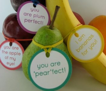 Fun Fruit Lunchbox Tags | Fun Family Crafts