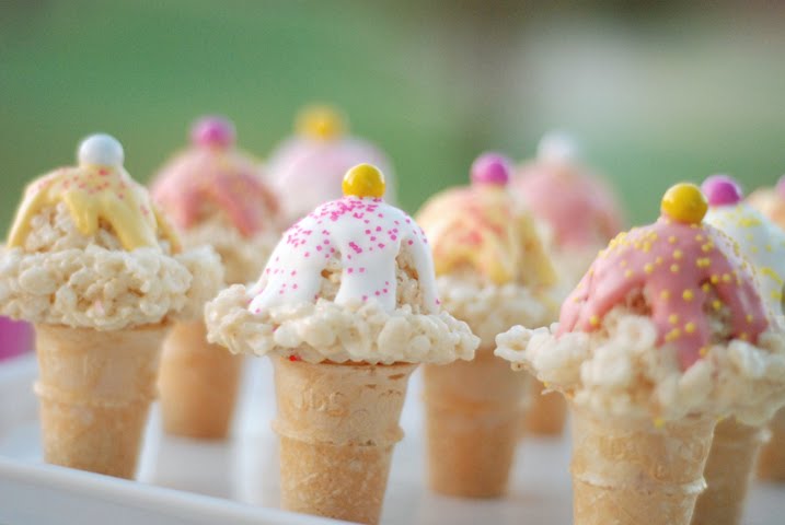 Rice Krispies Ice Cream Cones | Fun Family Crafts