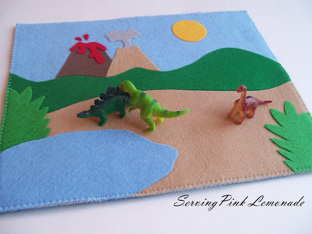 Dinosaur Play Mat | Fun Family Crafts