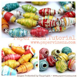 Paper Bead Tutorial | Fun Family Crafts