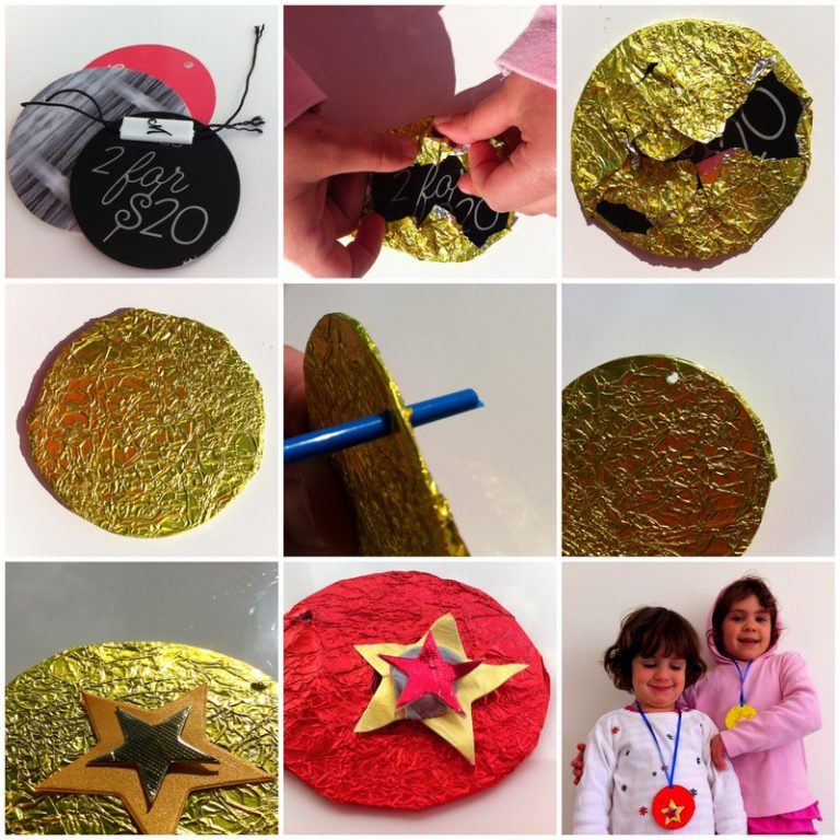 Bag Tag Olympic Medals | Fun Family Crafts