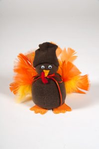 Thanksgiving Sock Turkey | Fun Family Crafts