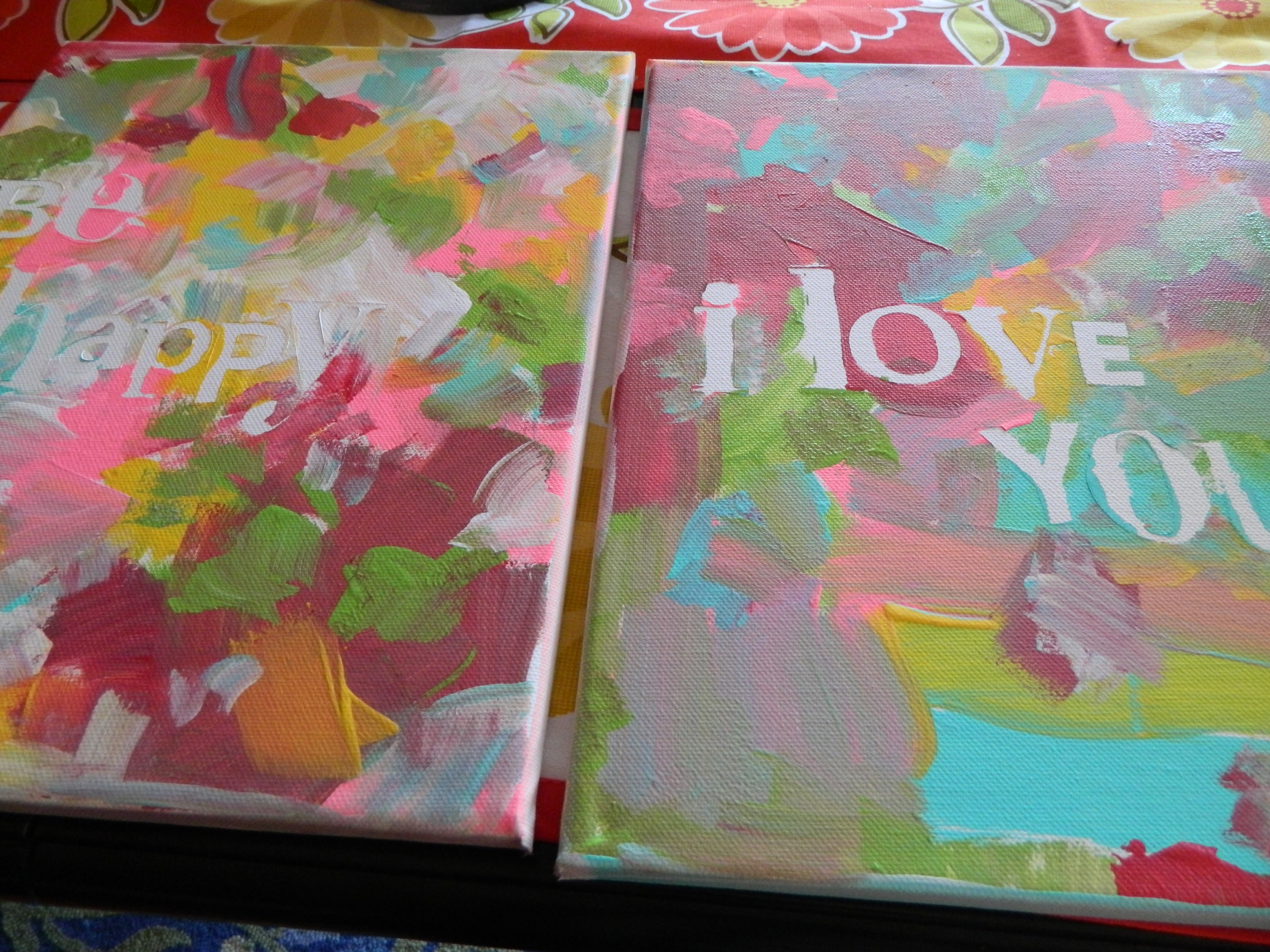Painted Canvas | Fun Family Crafts