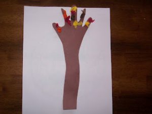 Fall Hand and Arm Tree | Fun Family Crafts