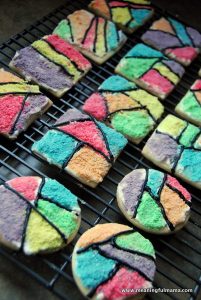 Froot Loop Mosaic Cookies | Fun Family Crafts