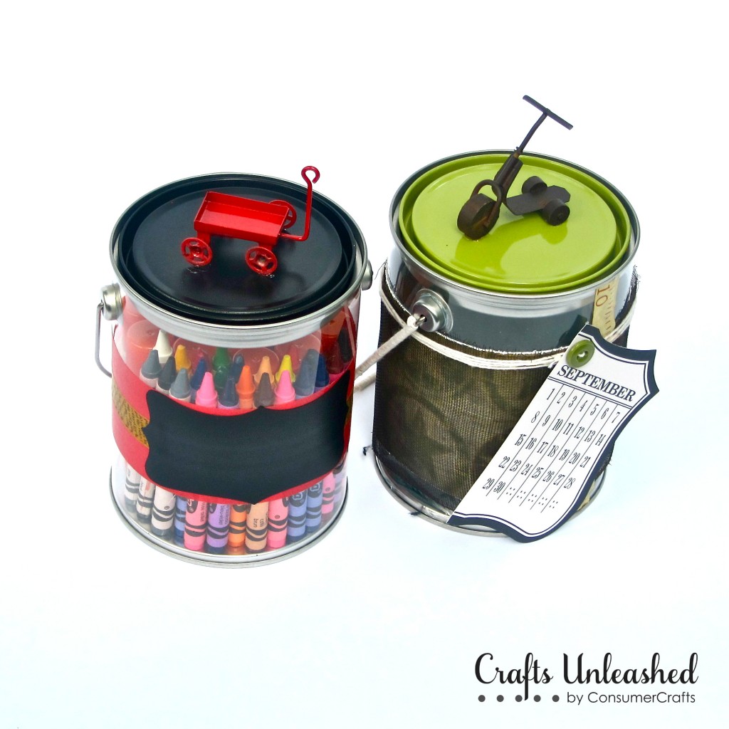 Paint Can Storage Pails | Fun Family Crafts