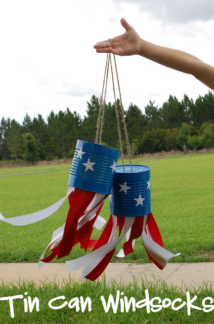 Patriotic Can Wind Sock | Fun Family Crafts