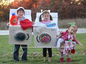 Laundry Halloween Costumes | Fun Family Crafts
