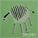 Handprint Zebra | Fun Family Crafts