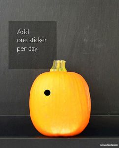 Halloween Countdown Jack O'Lantern | Fun Family Crafts