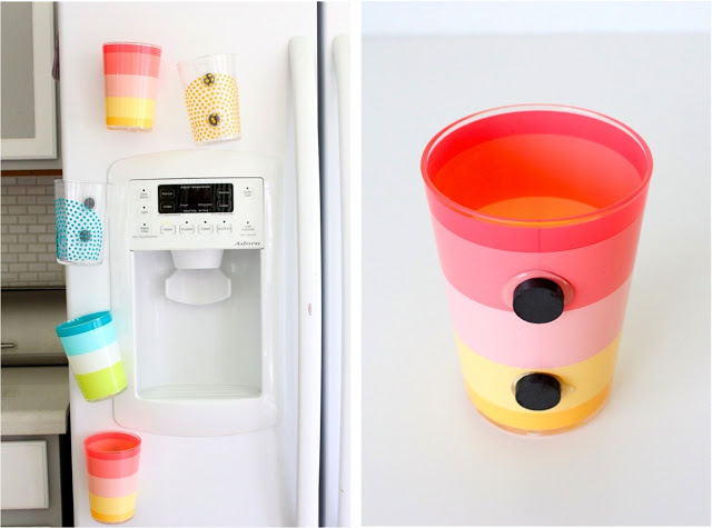 Magnetic Drink Cups | Fun Family Crafts